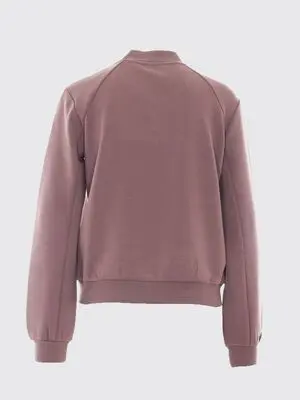 Liu Jo Zip-up Sweatshirt With Rhinestone Logo - Pink