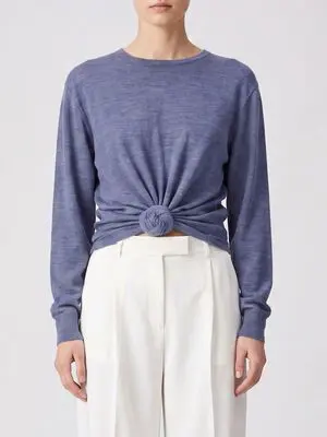 Magda Butrym Knotted Detail Sweatshirt - Grey