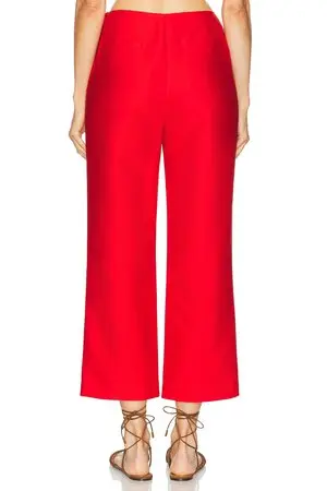 SRG Solange Cropped Pants In Red