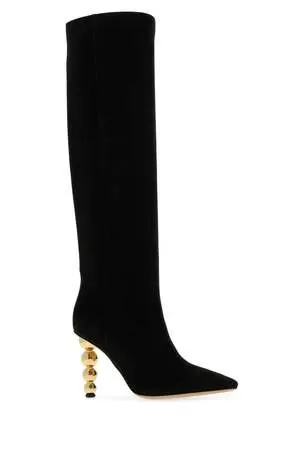 FERRAGAMO Salvatore Suede Lotty Boots