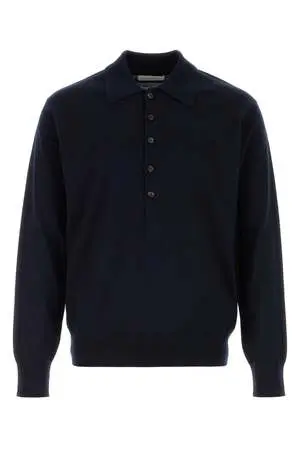 Dries Van Noten Navy Wool Muano Sweater - Blue