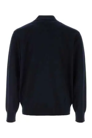 Dries Van Noten Navy Wool Muano Sweater