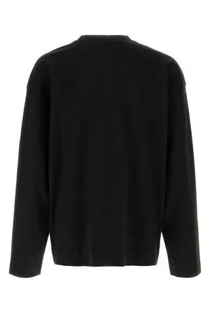 Dries Van Noten Cotton Oversize Hegland T-shirt - Black