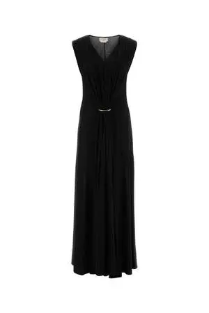 Sportmax Stretch Viscose Fervida Dress - Black