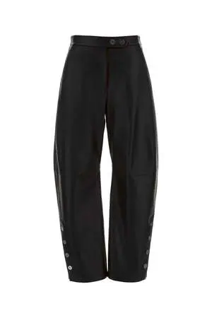 Sportmax Leather Cinepresa Pant - Black