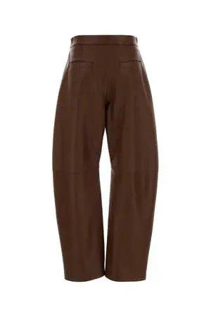 Sportmax Leather Cinepresa Pant