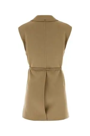 Sportmax Beige Wool Rapido Vest