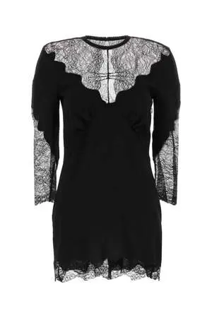 Attico Crepe Dress - Black