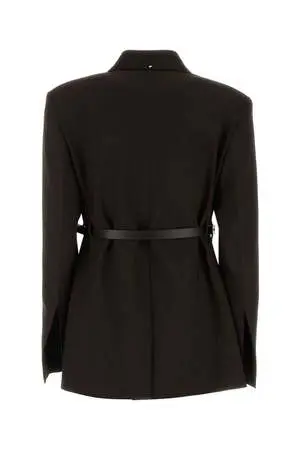 Sportmax Stretch Viscose Cinta Blazer