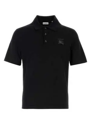 Burberry Wool Polo Shirt - Black
