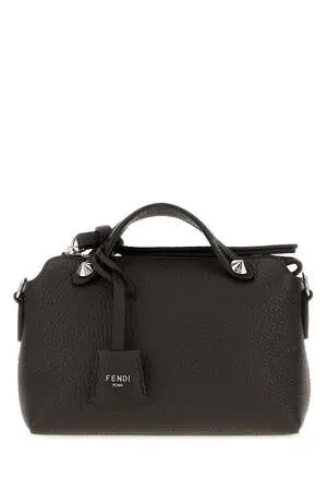 Fendi Dark Leather Mini The Way Soft Handbag - Brown
