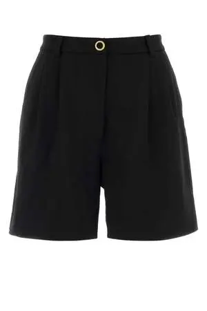 Alessandra Rich Stretch Crepe Bermuda Shorts