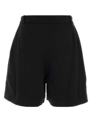 Alessandra Rich Stretch Crepe Bermuda Shorts