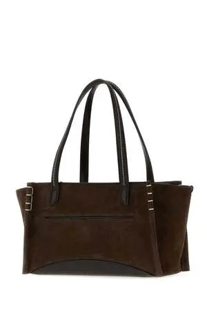 JW Anderson Chocolate Suede Loafer Handbag