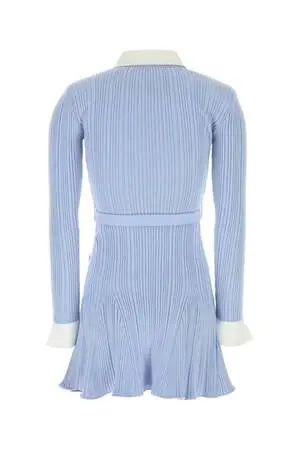 SELF-PORTRAIT Powder Knit Mini Dress