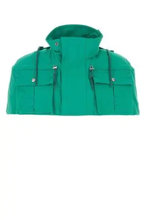 Prada Nylon Cape - Green