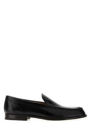 TOD'S Leather Loafers - Black