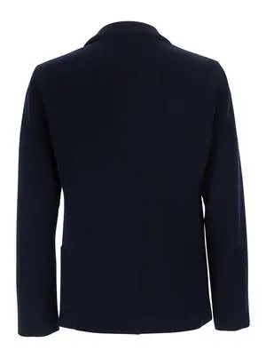 Giorgio Armani Wool Knit V-neck Jacket