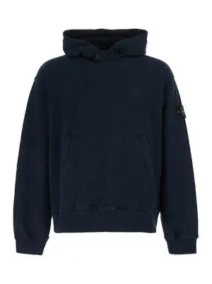 Stone Island Organic Cotton Sweatshirt With Logo Patch - Multicolor