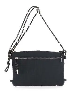 Fendi Ff Allover Zip Con Laccetto In Pelle - Multicolor