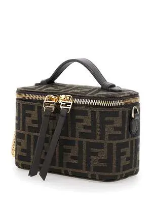 Fendi Ff Motif Vanity Bag - Multicolor