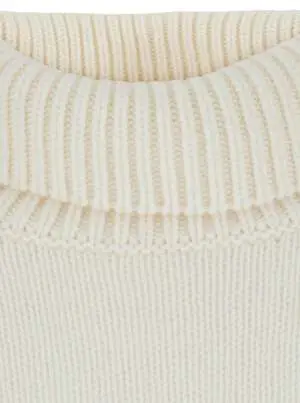 LISA YANG Heidi Cashmere V-neck Sweater - White