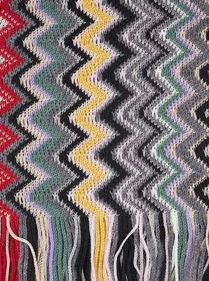 Missoni Multicolored Wool And Polyester Scarf