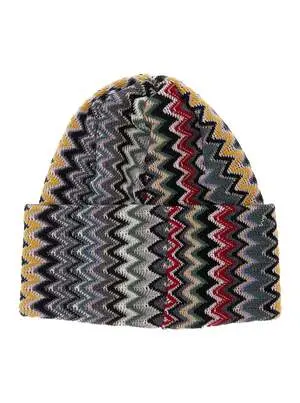 Missoni Hat With Multicolored Workmanship And Wool