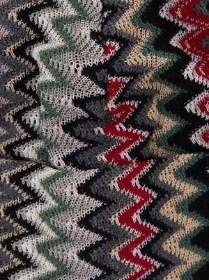 Missoni Hat With Multicolored Workmanship And Wool
