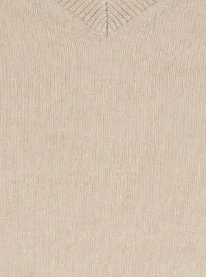 Max Mara Fata Wool V-neck Long Sleeve Sweater - Multicolor