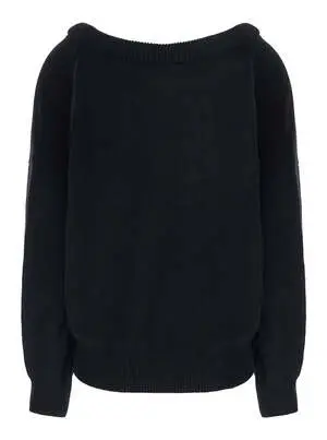 LISA YANG Doria V-neck Cashmere Sweater - Black