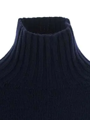 Max Mara Wool Round Neck Long Sleeve Sweater - Multicolor