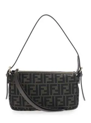 Fendi Zup Top Small Ff Jacquard - Brown