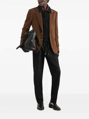 Dolce & Gabbana Wool Gabardine Jogging Trousers