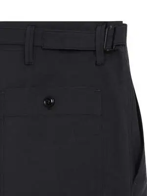LEMAIRE Straight Leg Cotton Blend Pants