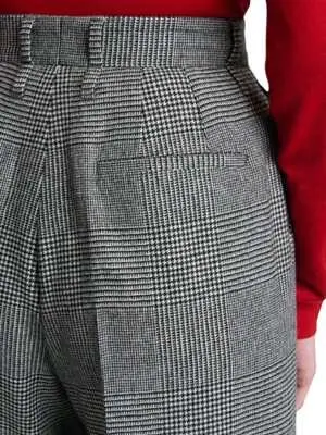 Dolce & Gabbana Wide-leg Tartan Check Trousers