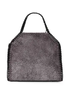 Stella McCartney Metallic-effect Falabella Tote Bag - Blue