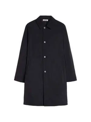 JIL SANDER Button-front Coat - Blue