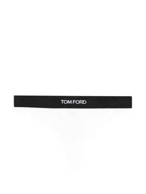 TOM FORD Briefs With Branded Waistband - White