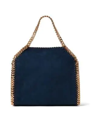 Stella McCartney Falabella Tote Bag With Chain Trim - Blue