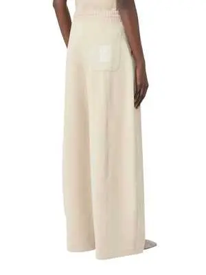 Max Mara Technical Cotton Jersey Barrel-leg Trousers Rock