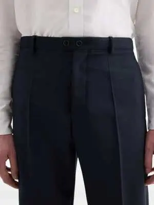 JIL SANDER Wool Canvas Trousers