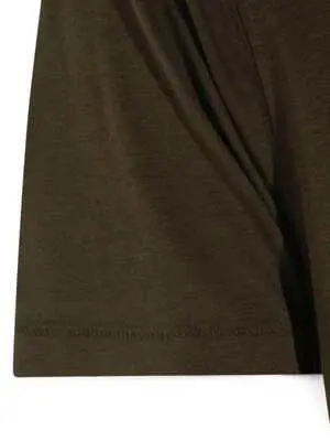 TOM FORD Embroidered Logo Crew-neck T-shirt - Brown