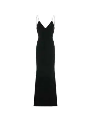 TOM FORD Crystal-embellished Backless Dress - Black
