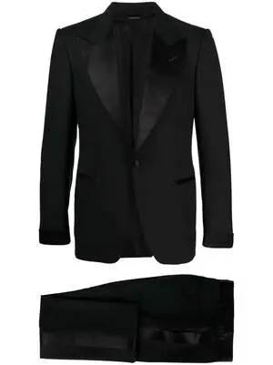 TOM FORD Two-piece Single-breasted Suit - Black
