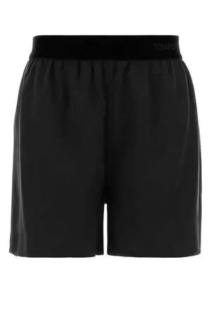 TOM FORD Satin Shorts - Black