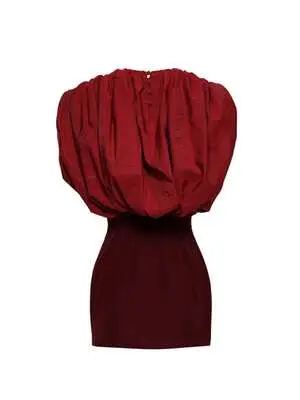 Magda Butrym Mini Dress With Ruched Bodice