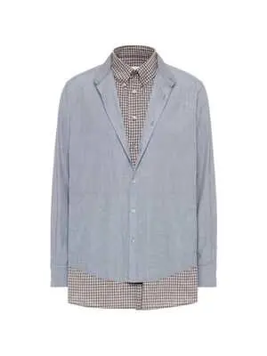 MAISON MARGIELA Double-layered Checked Shirt