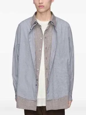 MAISON MARGIELA Double-layered Checked Shirt