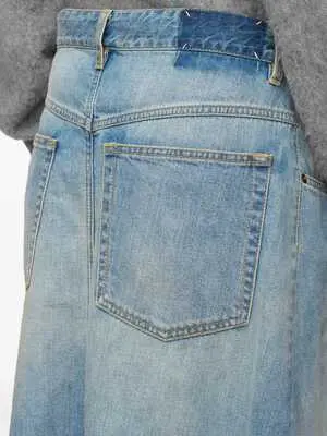 MAISON MARGIELA Wrap-style Denim Skirt